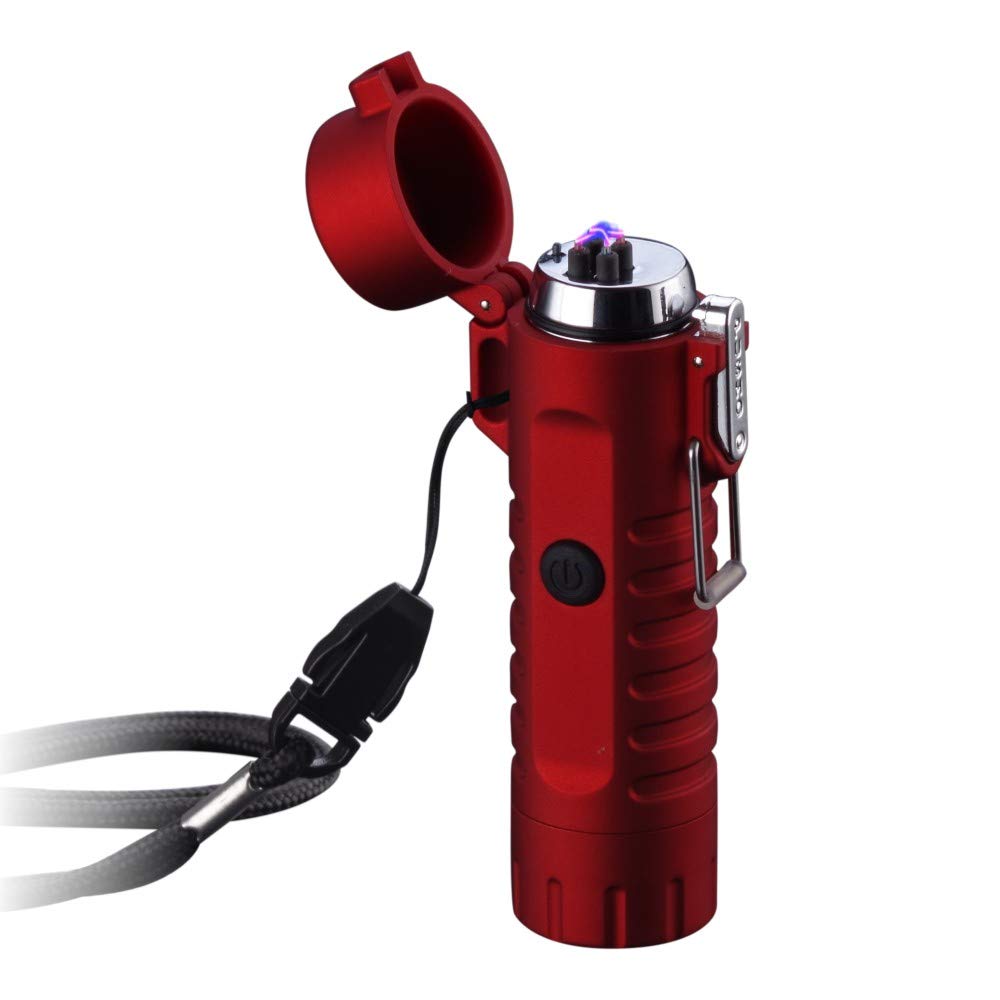 Amazon.com: SunTime Dual Arc Lighter with Flashlight Double Plasma USB ...