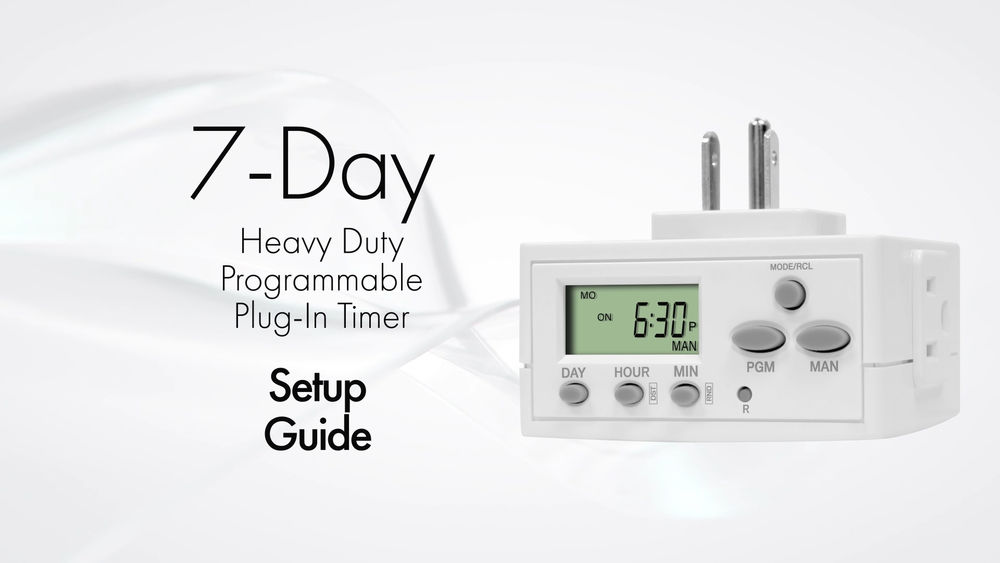 Watch TGT02 Programmable Plug-In Timer, Set-Up Video on Amazon Live