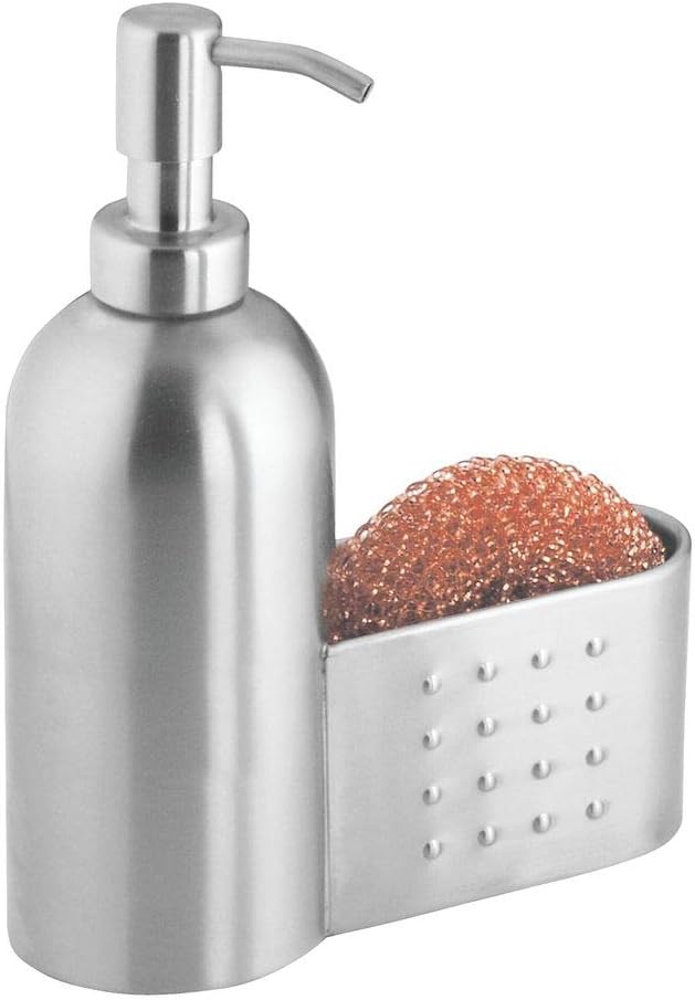 mDesign Distributeur de Savon Rechargeable et Transparent – contenance ...