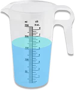 Amazon.com: ACCUPOUR 8oz (250 mL) Measuring Pitcher, Plastic ...