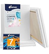 Amazon.com: Stretched Canvases for Painting 8x10 Inch 10-Pack, 10 oz ...
