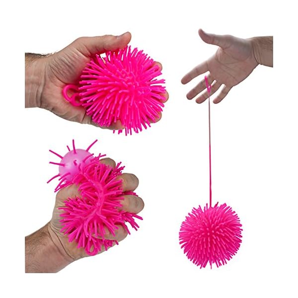 Set of 6 Jumbo 5" Light Up Puffer Ball Yo-Yos by Pudgy Pedro's Party ...