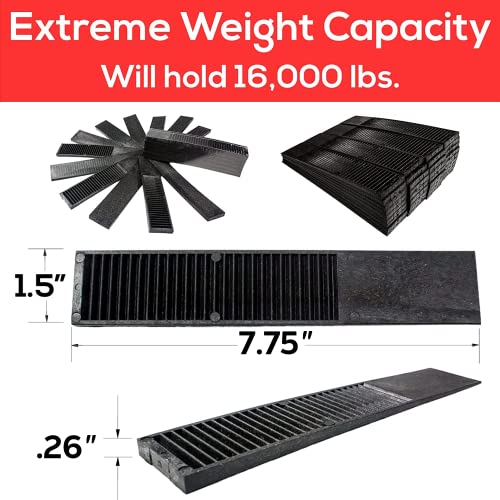Pro-Grade Composite Shims for Heavy Duty Leveling. 24 pk 7.75 Inch ...