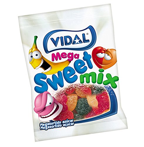 Vidal Bags Mega Sweet Mix 100 g (Pack of 14): Amazon.co.uk: Grocery