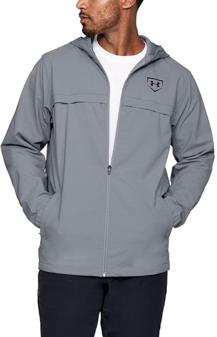 Amazon.com: Under Armour Men's Baseball Warm-Up Jacket, Steel (035 ...