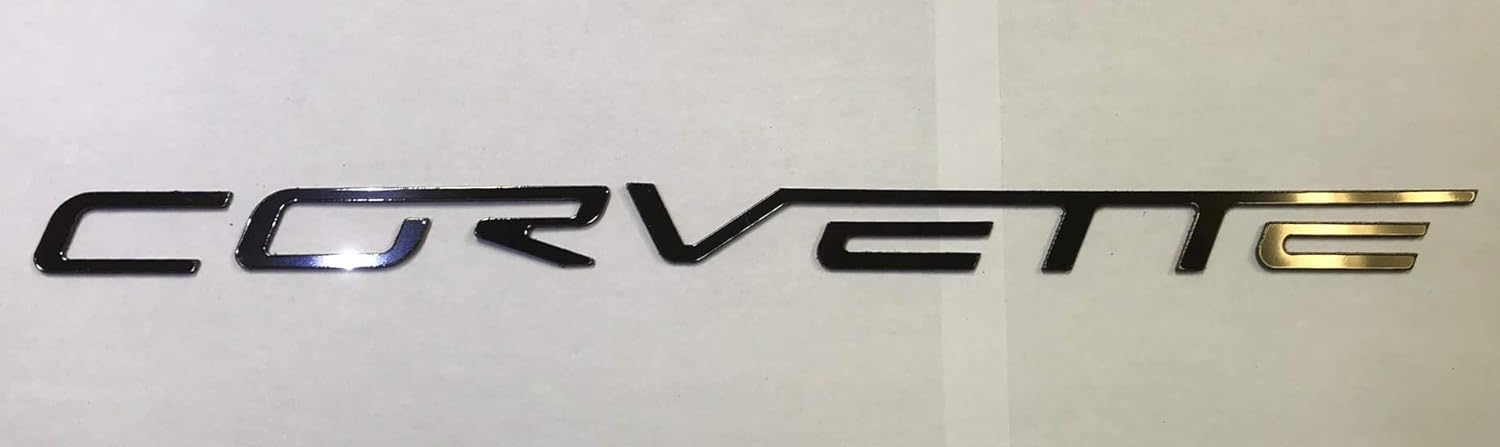 Amazon.com: SF Sales USA - Gunmetal Chrome Dashboard or Bumper Letters ...