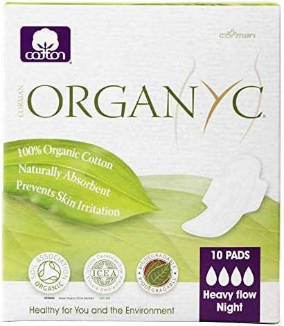 Organyc, Organic Cotton Pads, Heavy Flow, 10 Pads price in UAE | Amazon ...