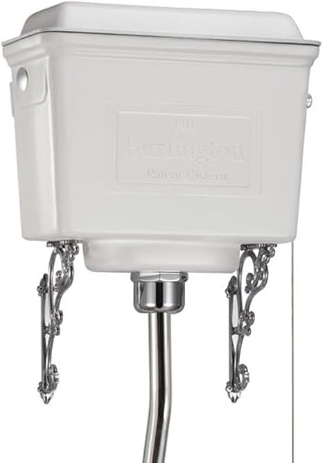 Burlington Aluminium High Level Cistern (White): Amazon.co.uk: Kitchen ...