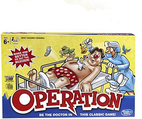Classic Operation Game, Electronic Board Game With Cards, Indoor Game ...