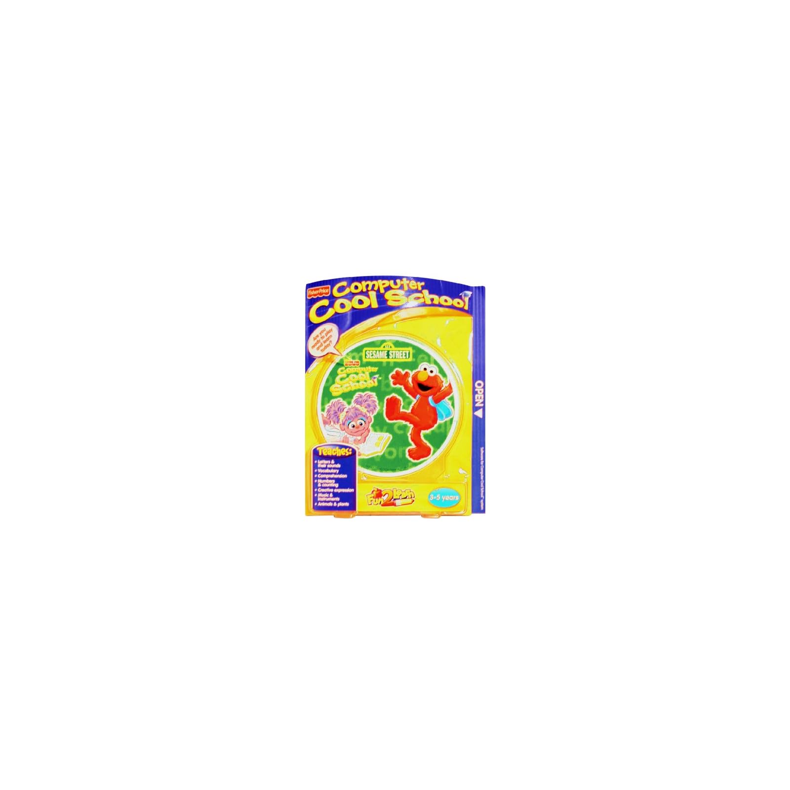Fisher-Price Fun-2-Learn Computer Cool School Sesame Street Software ...