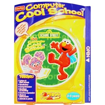 Fisher-Price Fun-2-Learn Computer Cool School Sesame Street Software ...
