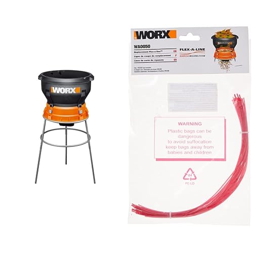 WORX WG430 13 Amp Foldable Bladeless Electric Leaf Mulcher w/Flex-A ...