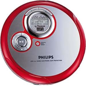 Amazon.com: Philips EXP3362 Portable MP3-CD Player (Red): Home Audio ...
