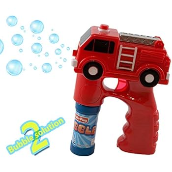 Amazon.com: Pumper Bubble-Blowing Fire Truck: Toys & Games