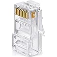 SEAFON Conector Rj45 100 Piezas, Conectores RJ45 Para Cable Ethernet ...