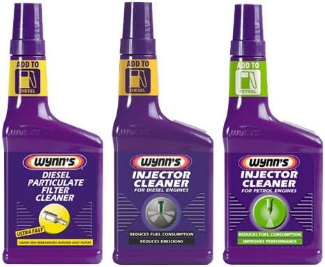 Wynns 3 Pack - Diesel Particulate Filter Cleaner DPF 325ml + Diesel ...