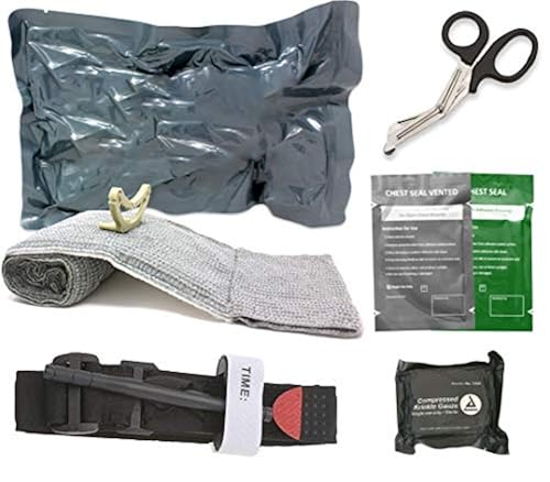 ASA TECHMED Life-Saving First Aid IFAK Refill Trauma Kit - Tourniquets ...