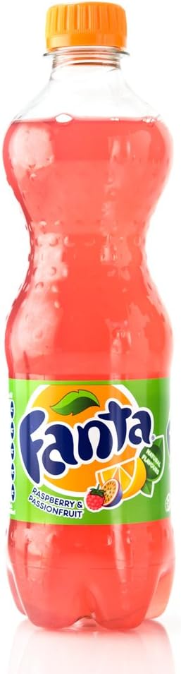 Fanta Raspberry and Passionfruit Soft Drink Bottle, 500ml: Amazon.co.uk ...
