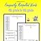 Amazon.com: Frequently Misspelled Words (4th grade to 5th grade): 300 ...