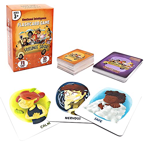 Feelings & Emotions Card Game for Kids - 108 Cards - Can Be Used as ...