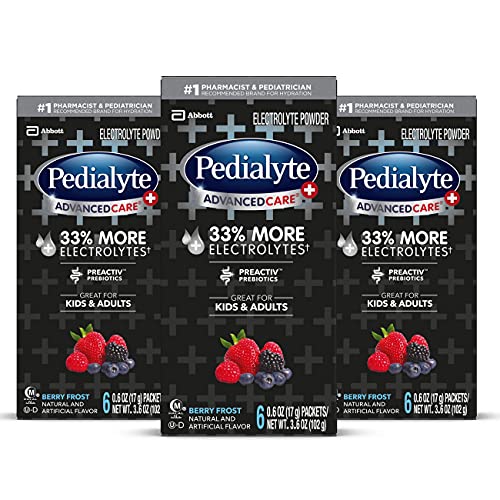 Pedialyte Advancedcare Plus Electrolyte Powder, With 33% More ...