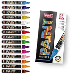 Amazon.com: PaintMark Quick-Dry Paint Pens - Write On Anything! Rock ...