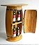 Amazon.com: Split Wine Barrel Shelf Stand 26"W x 13"D x 36"H: Kitchen ...