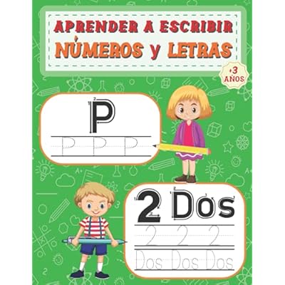 Libro de actividades para aprender a escribir números y letras en ...