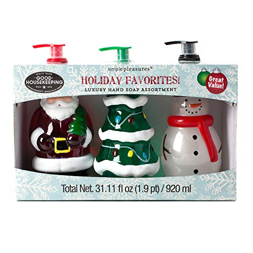 SIMPLE PLEASURES Liquid Hand Soap Holiday Bottles: Tri-Coastal Design ...