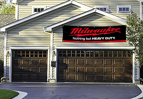 Milwaukee Tools Banner Flag -- Nothing But Heavy Duty Flag (2x8ft ...