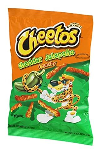 Cheetos Cheddar Jalapeno Crunchy Cheese Flavored Snacks aus den USA in ...