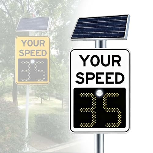 Mua Solar Your Speed Sign with Flashing Beacons, Ip65 Radar Speed Limit ...