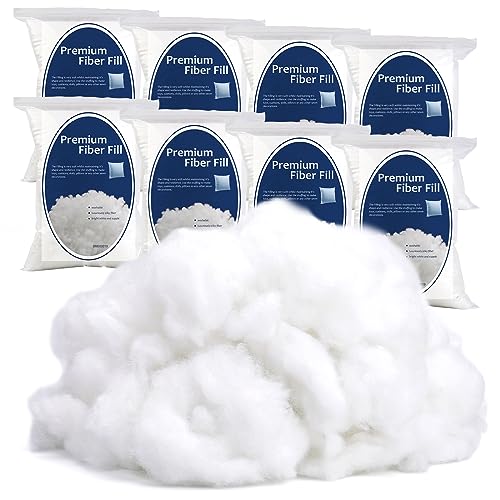 1200g/42.3oz Polyester Fiber Fill, Premium Fiber Fill Stuffing, Fluff ...