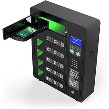 Amazon.com: ChargeTech Secure Cell Phone Charging Station Locker w/6 ...