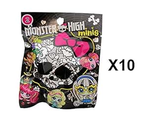Amazon.com: Monster High Minis Series 2 Collectables Blind Bag Party ...