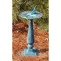 Amazon.com: BestNest Rome Father Time Sundial and Baluster Pedestal ...