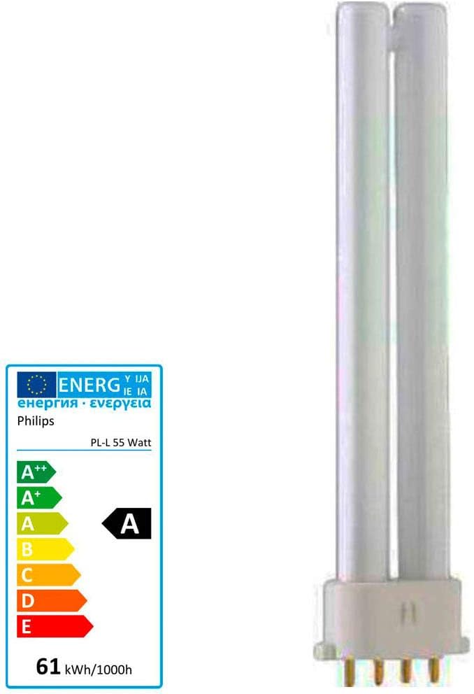 Philips - Lampada fluorescente compatta Master PL-L 840 4P 2G11 55W ...