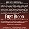 First Blood: David Morrell: 9780446364409: Amazon.com: Books