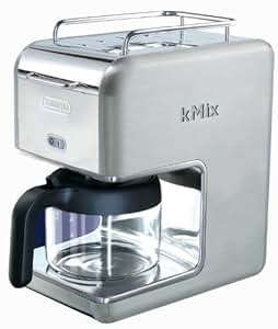 Amazon.com: DeLonghi Kmix 5-Cup Drip Coffee Maker, Stainless Steel ...