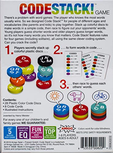 Code Stack Crack The Code Family Word Game With 4 Games In 1 For Up Code Stack Crack The Code Family Word Game With 4 Games In 1 For Up