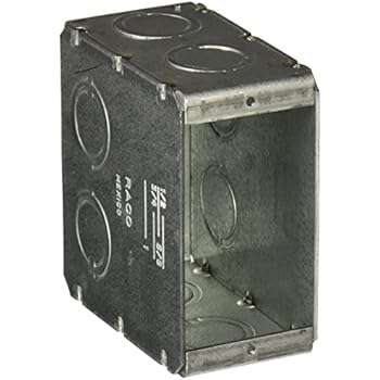 Hubbell-Raco 697 3-1/2-Inch Deep 3 Gang Welded Masonry Electrical Box ...