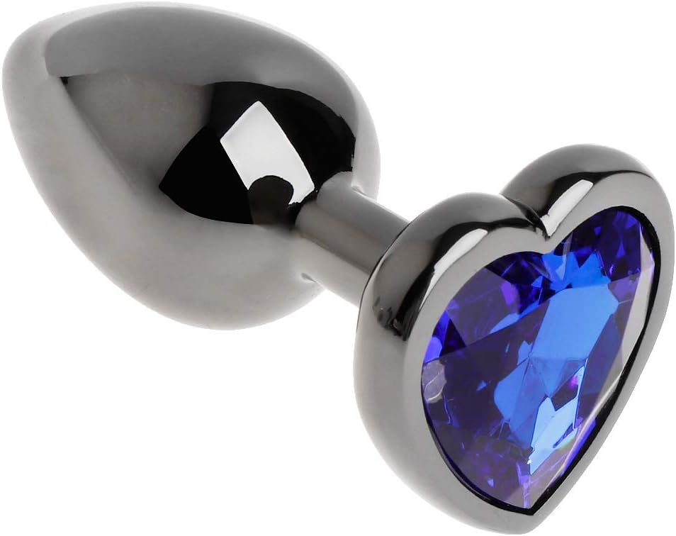 R-Wya Beginner Plug Aluminum Alloy Heart Shaped Rhinestone Toys for ...