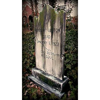 Buy BACK FROM THE GRAVE Halloween Prop Gregory Gaston Tombstone Haunted ...