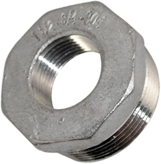 Amazon.com: 1-1/2" Male x 3/4" Female Thread Reducer Bushing Pipe ...