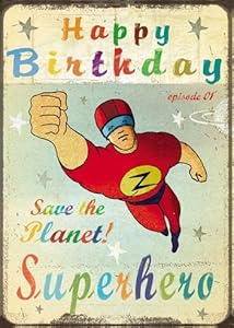 Happy Birthday Superhero Greeting Card by Max Hernn & Bruce Jones ...