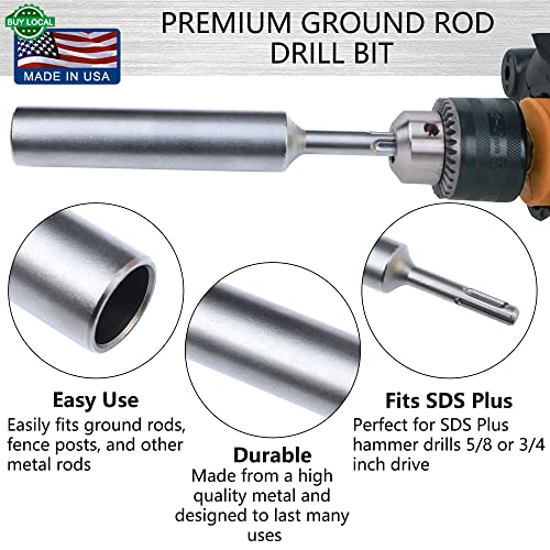 SDS Plus Ground Rod Bits Driver.for All SDS Plus Hammer Drills.Great ...