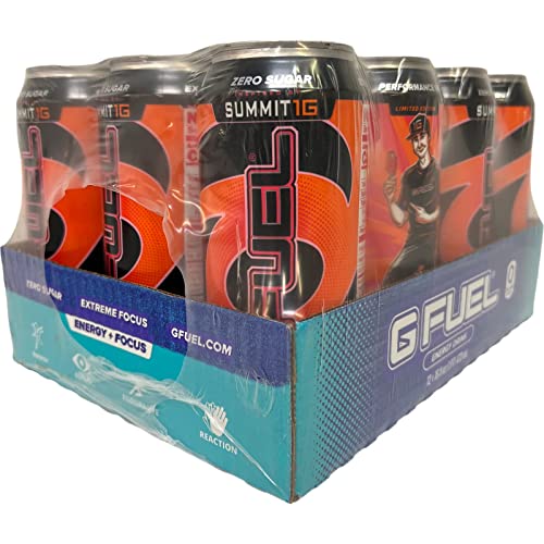 G Fuel, Sugar Free Energy Drink, Limited Edition Cans, 16 fl oz (12 ...