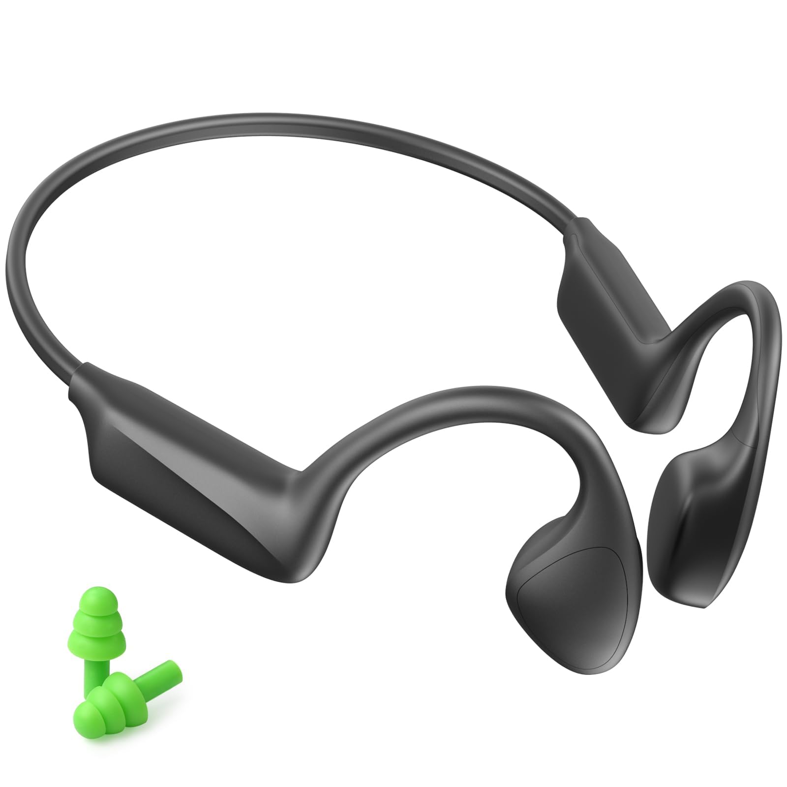 Qaekie Bone Conduction Headphones - Bluetooth 5.3 Open Ear Headphones ...
