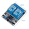 Hosyond 6Pack 2 Channel DC 5V Relay Module with Optocoupler Relay Board for Arduino Raspberry Pi ...