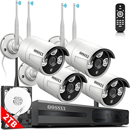 {Dual Antennas for Wi-Fi Enhanced} AI Human Detected 2K 3.0MP Wireless Security Camera System ...